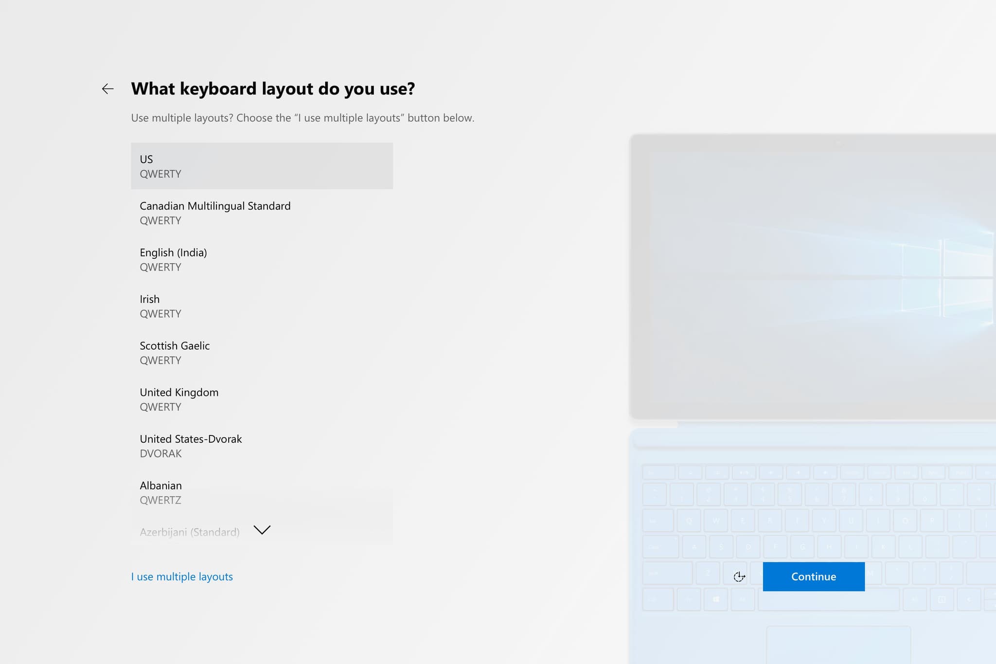 Windows OOBE redesign - Michael